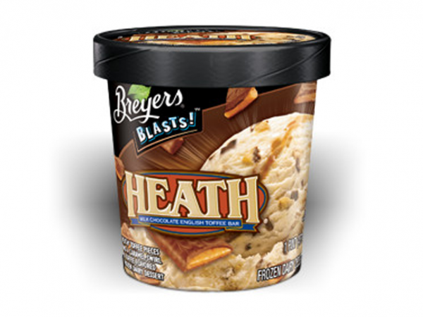 Breyers Pints Heath English Toffee - Sweetheart Ice Cream