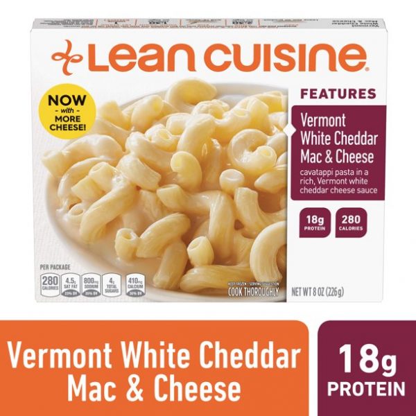 Lean Cuisine White Cheddar Mac & Cheese - Sweetheart Ice Cream