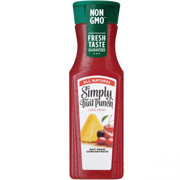 Simply Fruit Punch 11.5 oz - Sweetheart Ice Cream