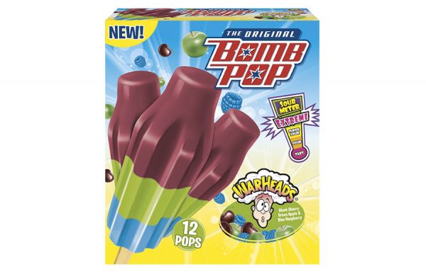 Blue Bunny Warhead Sour Bomb Pop - Sweetheart Ice Cream
